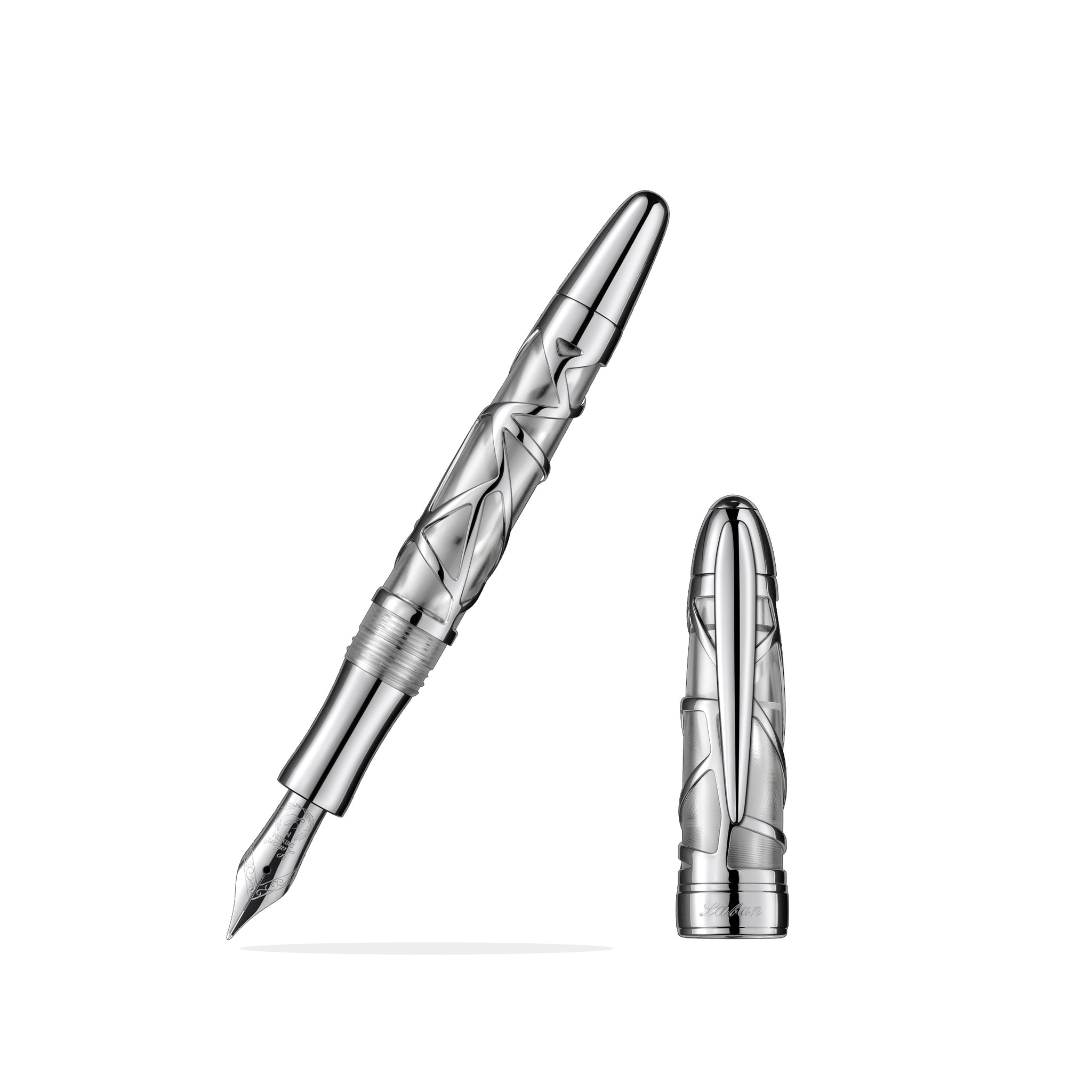 Skeleton Fountain Pen Silver