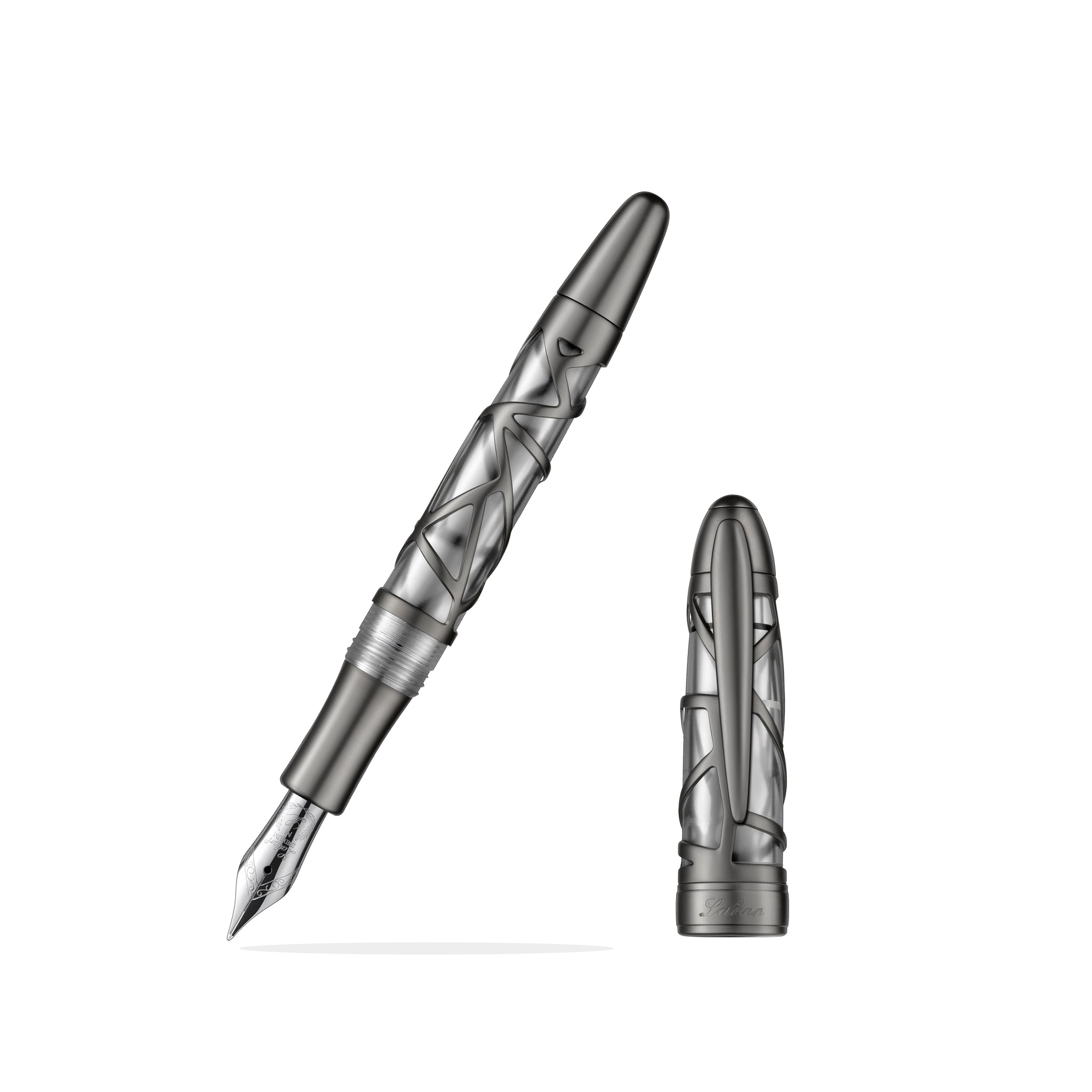Skeleton Fountain Pen Gun metal